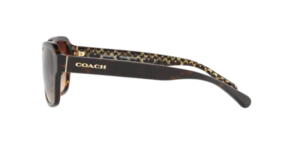 COACH Hc8232 Sunglasses - Dark Tortoise