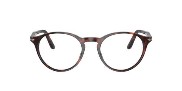 Persol Phantos Eyeglasses With Keyhole Bridge - Havana