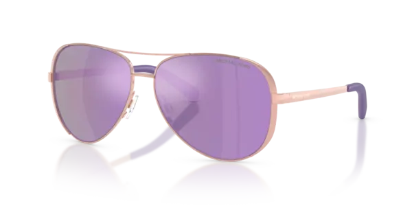 Michael Kors Aviator Sunglasses - Rose Gold
