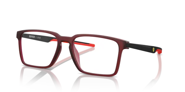 SCUDERIA FERRARI Eyeglasses - Transparente Rojo Mate