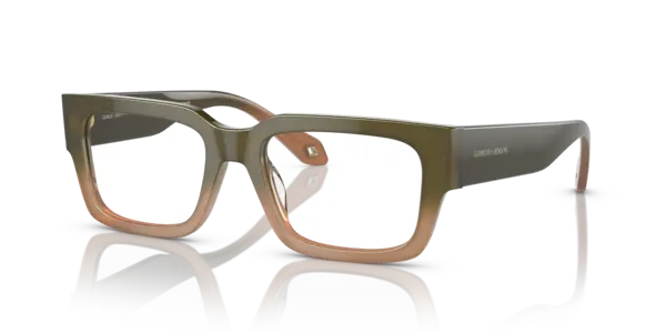 Giorgio Armani Eyeglasses - Gradient Green,brown