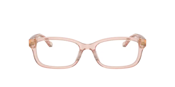 COACH Rectangle Optical Glasses - Transparent Dusty Rose
