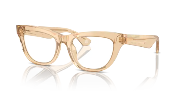 Burberry Full Rim Square Frame Eyeglasses - Marrón