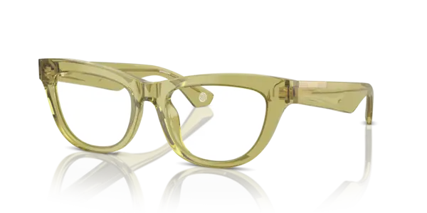 Burberry Full Rim Square Frame Eyeglasses - Vert