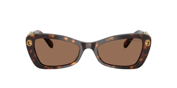 SWAROVSKI Irregular Sunglasses - Havana