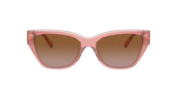 COACH Hc8370u Sunglasses - Milky Pink,transparent Pink