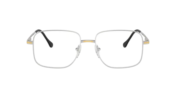 SFEROFLEX Sf2298 Eyeglasses - Shiny Chrome With Gold Part