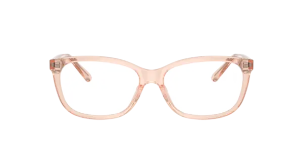 COACH Full Rim Pillow Eyeglasses - Transparent Pink