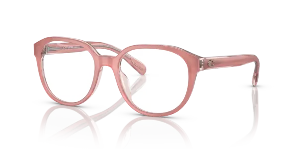 COACH Hc6209u Eyeglasses - Milky Pink,transparent Pink