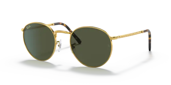 Ray-ban Round Frame Sunglasses - Or