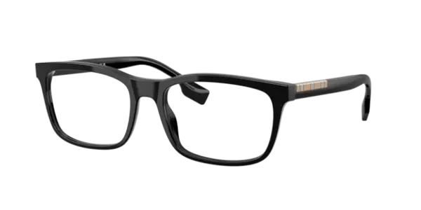 Burberry Rectangle Eyeglasses - Black