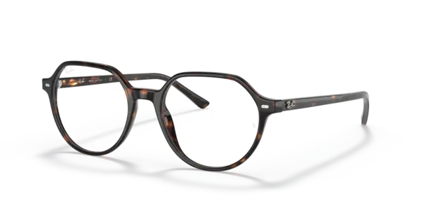 Ray-ban Full Rim Octagon Eyeglasses - Havana