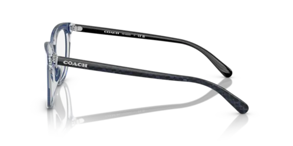 COACH Square Eyeglasses - Transparent Blue