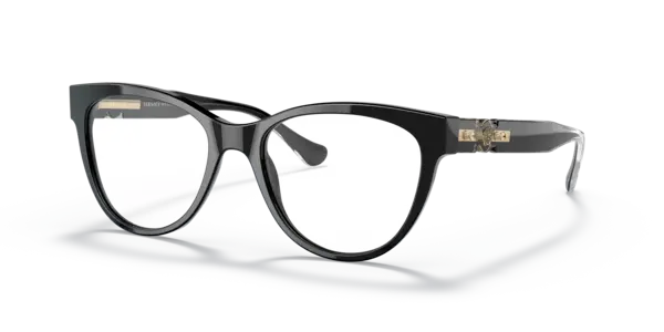 Versace Ve3304 Eyeglasses - Noir
