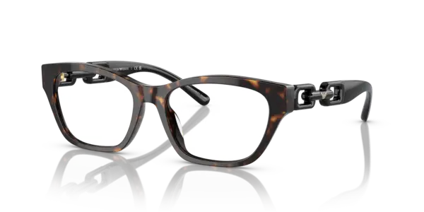 Emporio Armani Ea3223u Eyeglasses - Shiny Havana