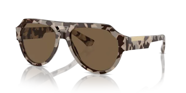 Dolce & Gabbana Dg4466 Sunglasses - Havana Y Beige