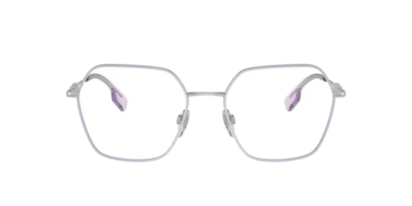 Burberry Full Rim Irregular Eyeglasses - Lilac