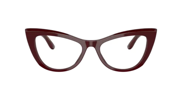 Dolce & Gabbana Cat Eye Eyeglasses - Bordeaux