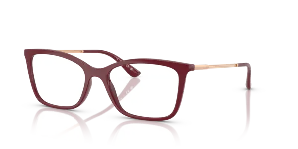 VOGUE EYEWEAR Full Rim Square Frame Eyeglasses - Full Cherry