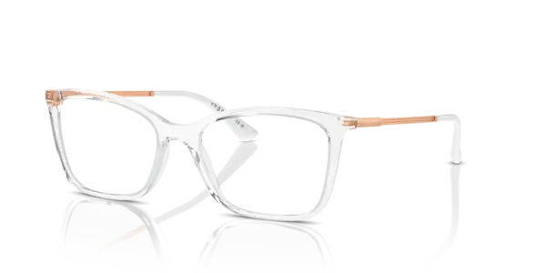 VOGUE EYEWEAR Full Rim Square Frame Eyeglasses - Traslúcido