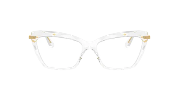 Dolce & Gabbana Cat Eye Eyeglasses - Crystal