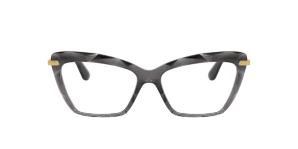 Dolce & Gabbana Cat Eye Eyeglasses - Transparent Grey