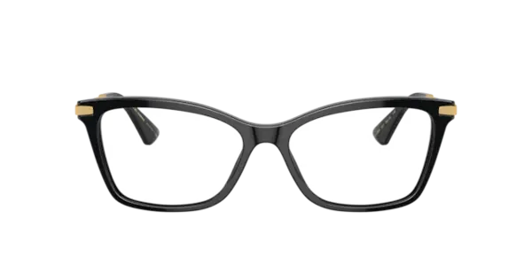 Dolce & Gabbana Rectangle Eyeglasses - Black
