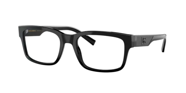 Dolce & Gabbana Rectangle Eyeglasses - Black