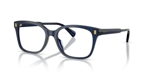 Ralph Lauren Ra7174u Eyeglasses Full Rim - Shiny Opalescent Blue