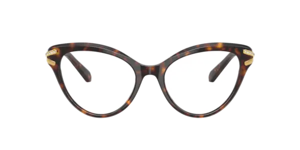 SWAROVSKI Acetate Cat-eye Eyeglasses - Havana