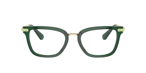 SWAROVSKI Sk2018 Eyeglasses - Dark Green Trasparent