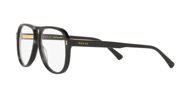 Gucci Pilot Eyeglasses - Black