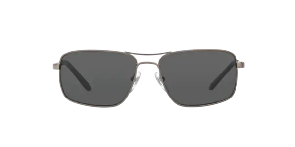 SFEROFLEX Rectangle Sunglasses - Dark Gunmetal