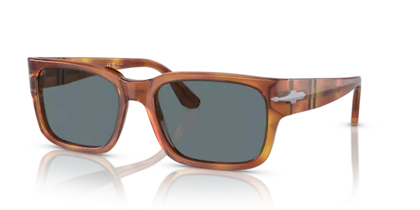 Persol Full Rim Rectangle Sunglasses - Terre De Sienne