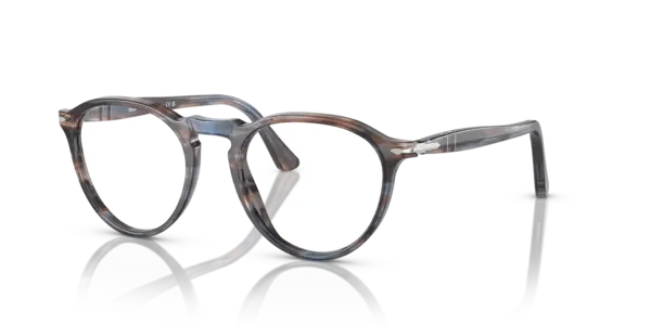 Persol Eyeglasses - Striped Blue