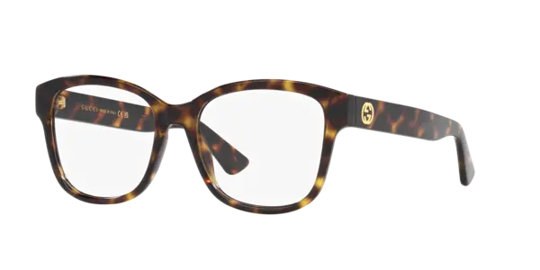 Gucci Full Rim Square Eyeglasses - Écaille De Tortue