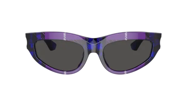 Burberry Cat Eye Sunglasses - Check Violet