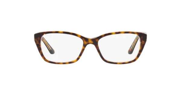 SFEROFLEX Butterfly Eyeglasses - Havana On Transparent
