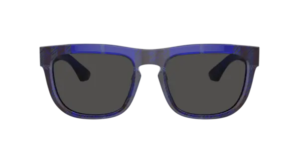 Burberry Square Sunglasses - Check Blue