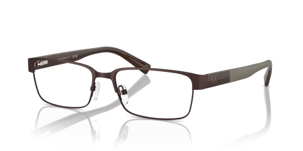 Armani Exchange Rectangle Eyeglasses - Marrón