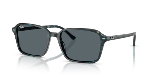 Ray-ban Square Frame Sunglasses - Transparent Fantasy Blue & Grey
