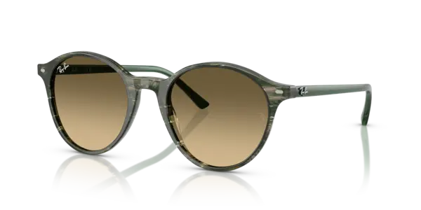 Ray-ban Round Frame Sunglasses - Vert Fantaisie Ombré Transparent