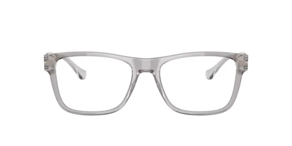 Versace Ve3303 Rectangular Eyeglasses - Transparent Grey
