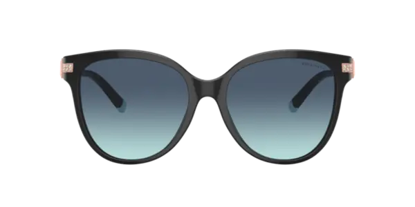 Tiffany & Co. Havana On Blue Sunglasses - Black