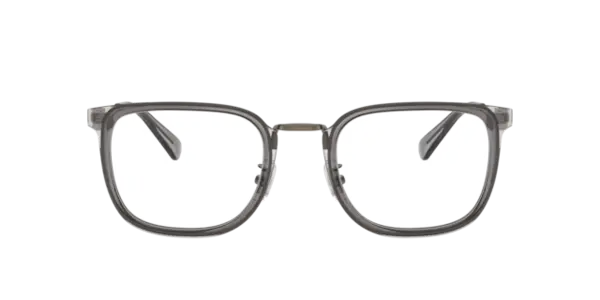 COACH Square Frame Eyeglasses - Transparent Grey