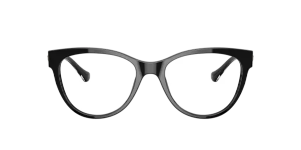 Versace Ve3304 Cat Eye Eyeglasses - Black