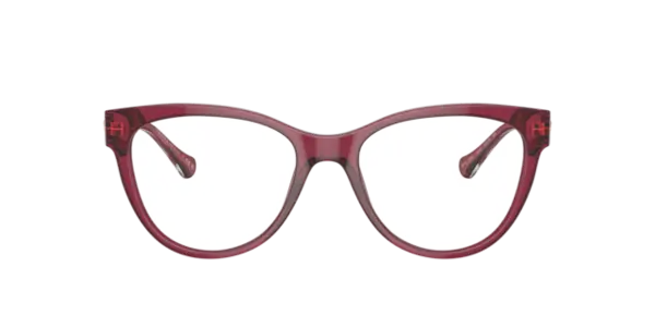 Versace Ve3304 Cat Eye Eyeglasses - Transparent Red