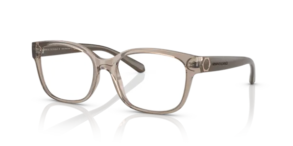 Armani Exchange Eyeglasses Full Rim - Tundra Traslúcido Brillante