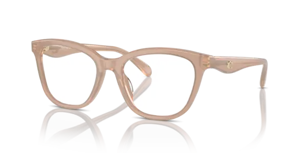 COACH Hc6232u Eyeglasses - Milky Light Brown
