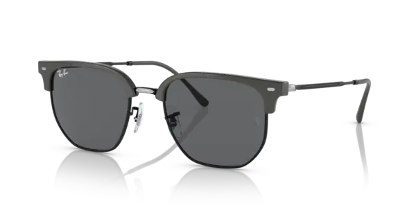 Ray-ban Clubmaster Sunglasses - Gris Sur Noir